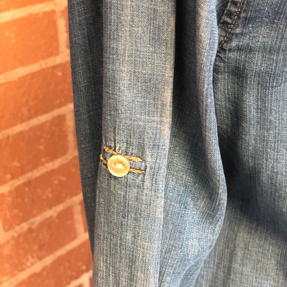 cloth & stone | Tops | Cloth Stone Denim Shirt | Poshmark